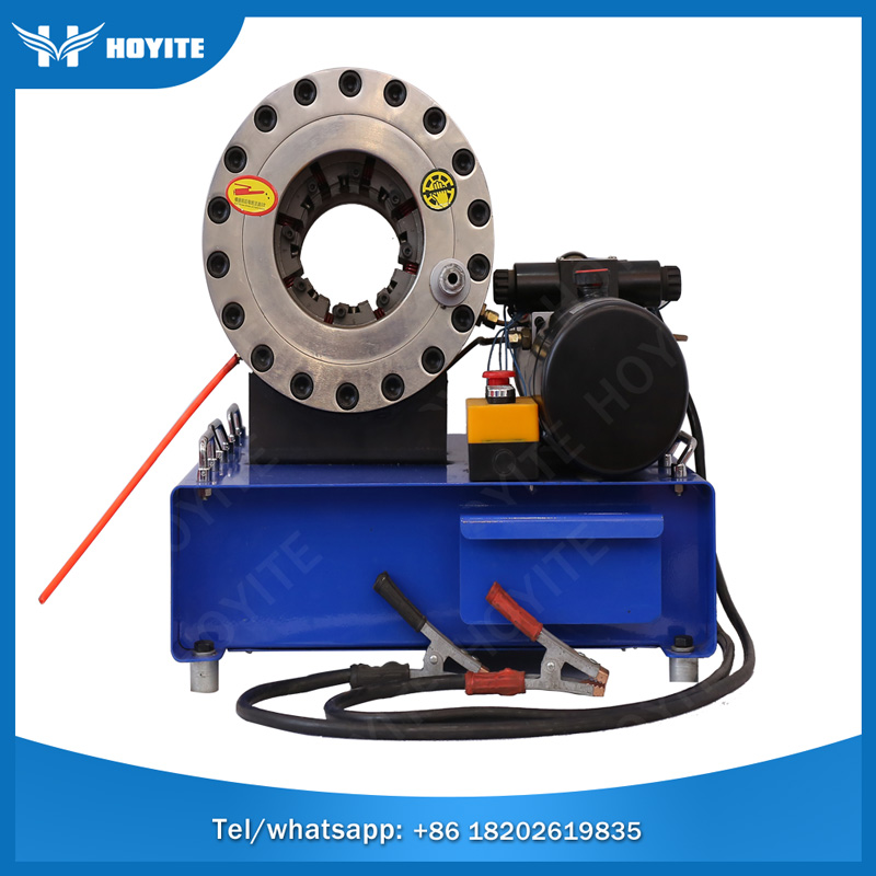 HYT-12V battery protable 12 volt hydraulic hose crimper